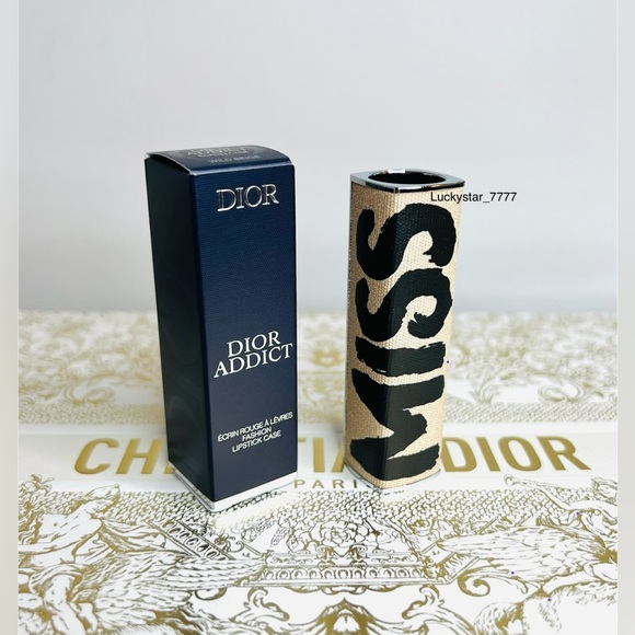 Dior | Makeup | Dior Addict Lipstick Case With Miss Dior Graffiti Logo ...